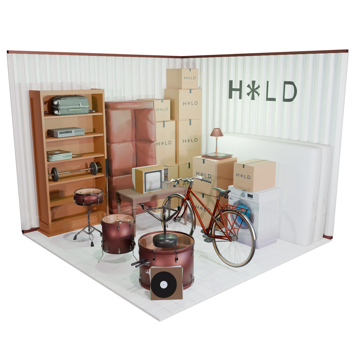 100 Sq Ft Storage Unit | Box Shop | HOLD Self Storage in London | HOLD ...