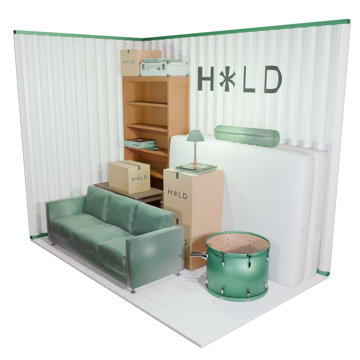 60 Sq Ft Storage Unit | Box Shop | HOLD Self Storage in London | HOLD ...