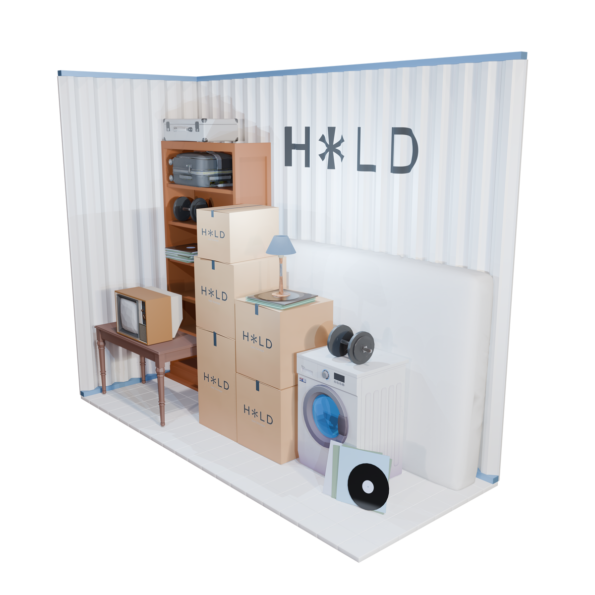 40 Sq Ft Storage Unit | Box Shop | HOLD Self Storage in London | HOLD ...